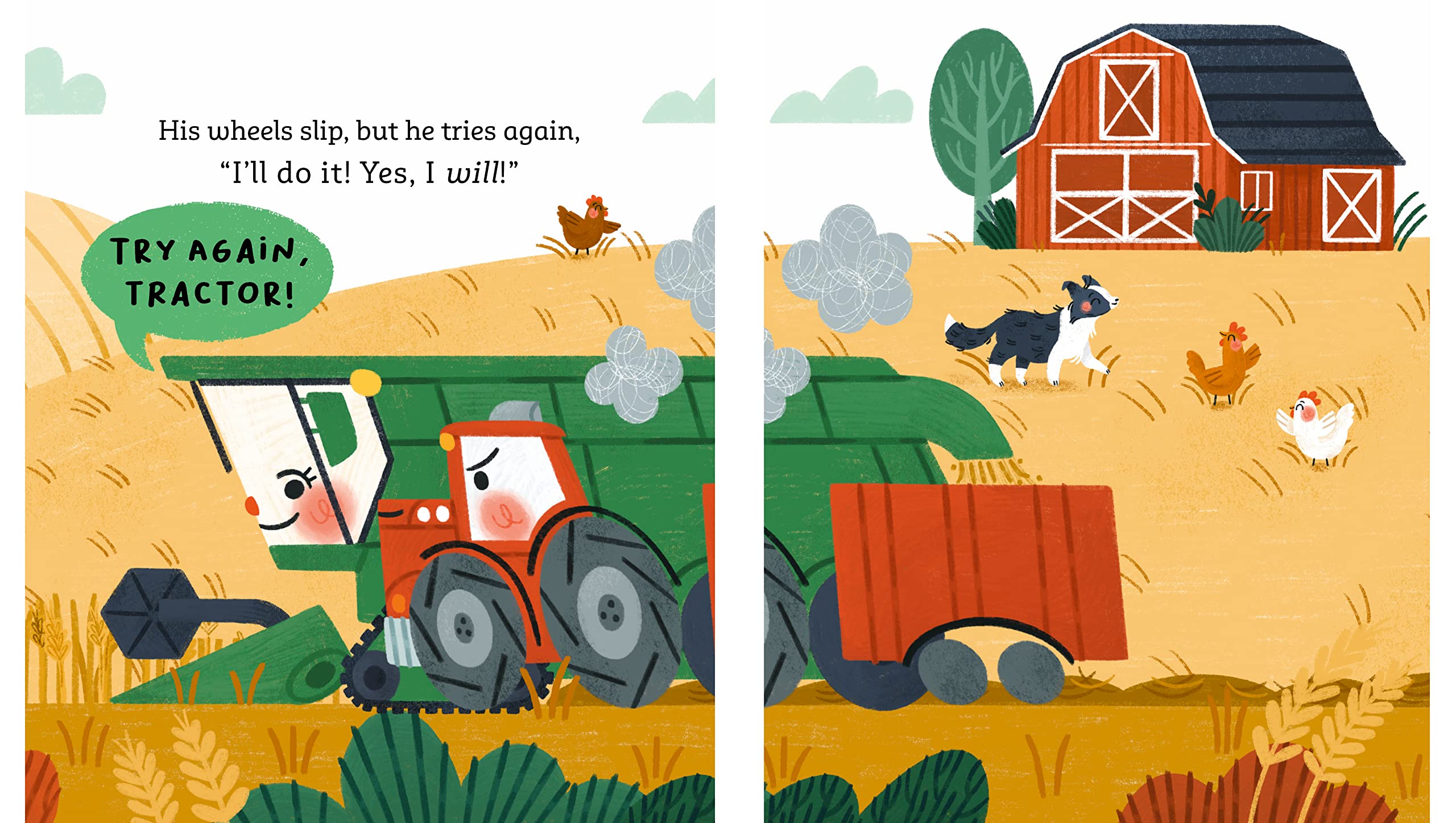 Try Again, Tractor!: Double-Layer Lift Flaps | Natventure