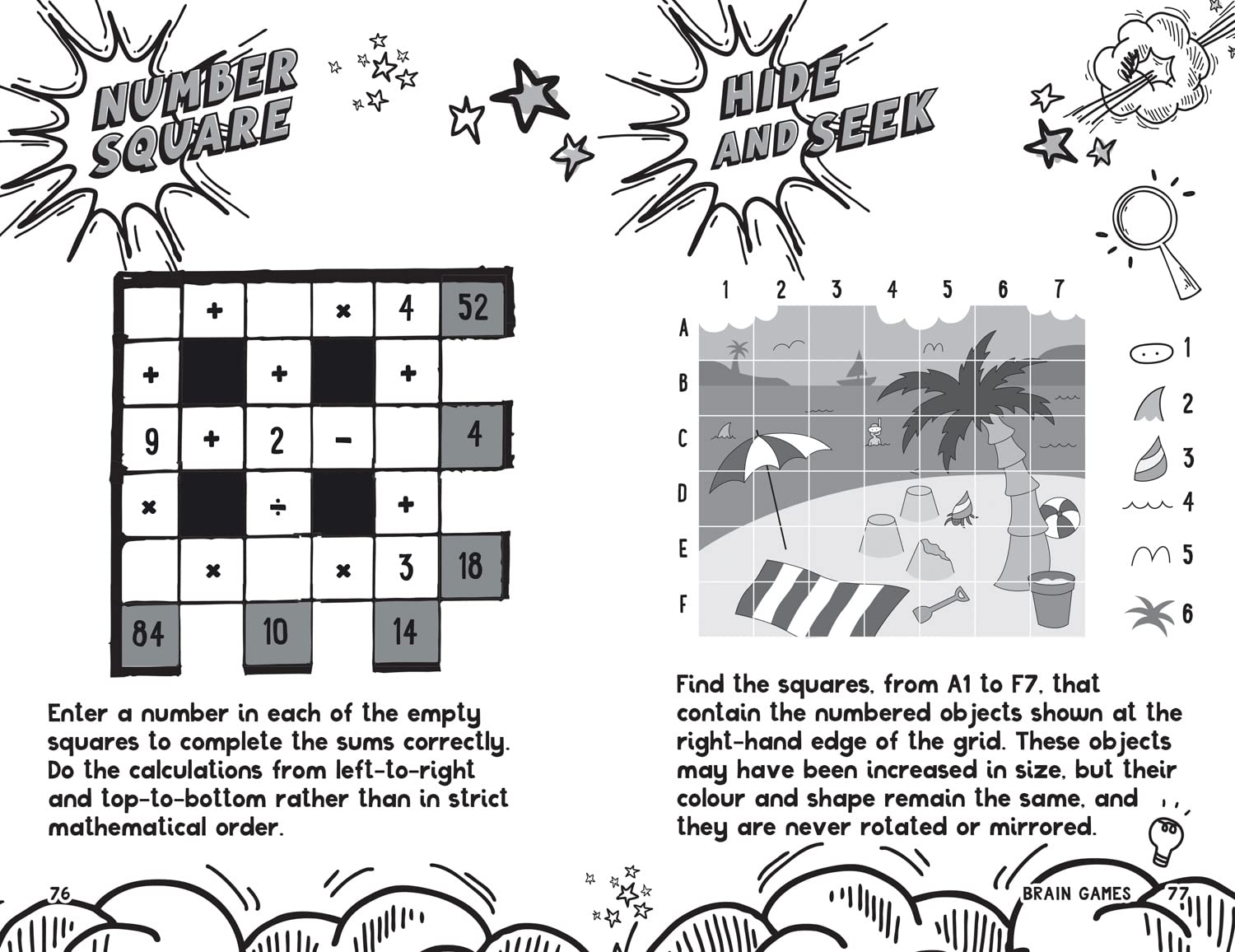 Solve It!: Brain Games for Big Thinkers - More than 120 fun puzzles for ...